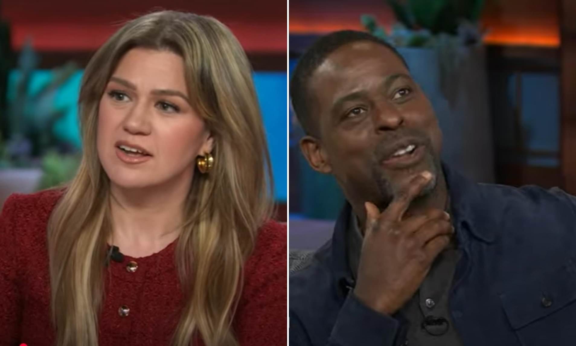 Kelly Clarkson is brought to tears by guest on talk show