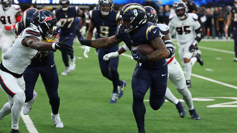 Chargers inactive list vs Patriots brings optimism for rookie star