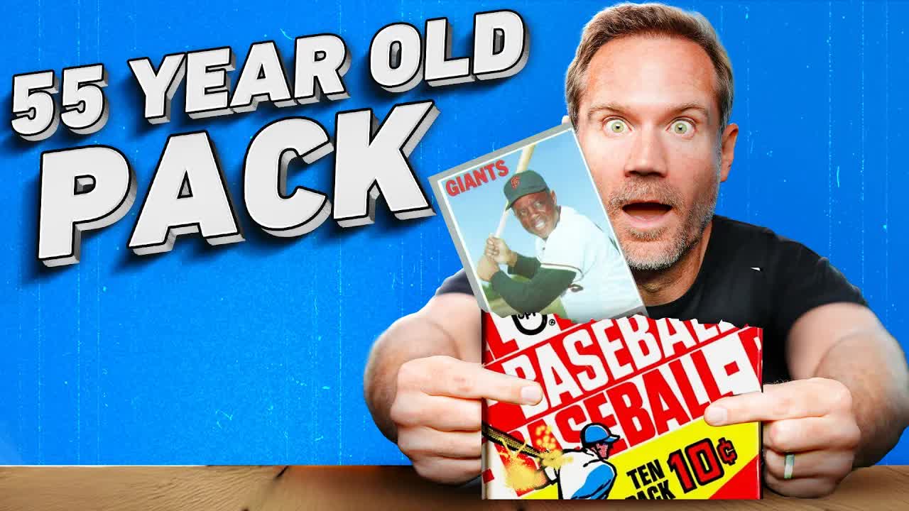 I just opened a $1,000 pack from 55 years ago! Opening 1970 Topps baseball