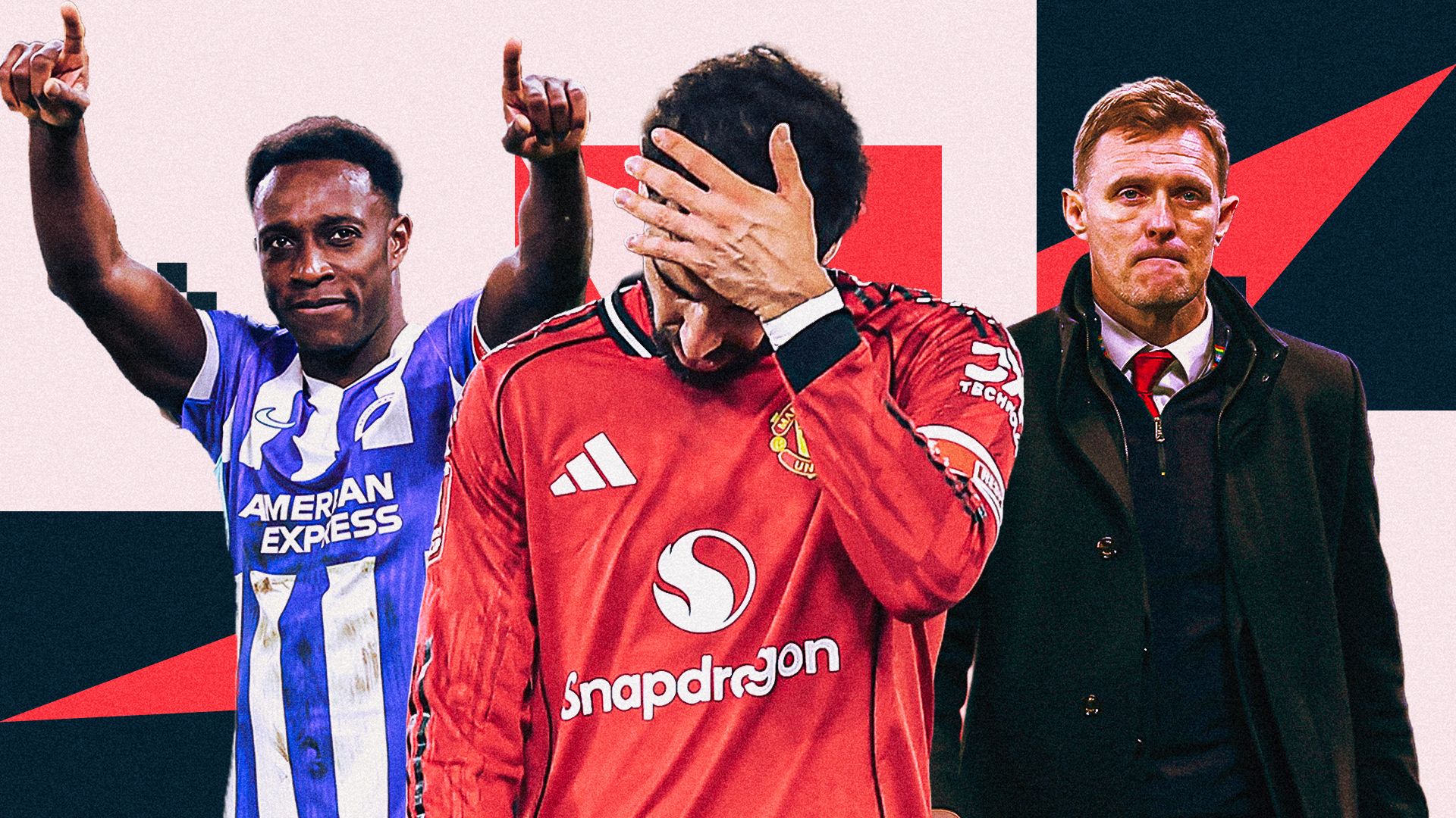 Man Utd player ratings vs Brighton: What a mess! Darren Fletcher fails ...