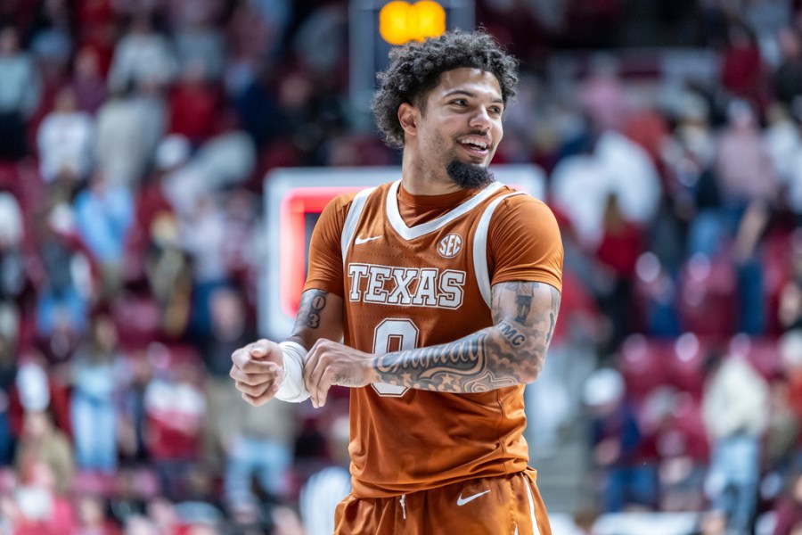 Texas grabs 1st SEC win, upsets No. 13 Alabama 92-88 in Tuscaloosa