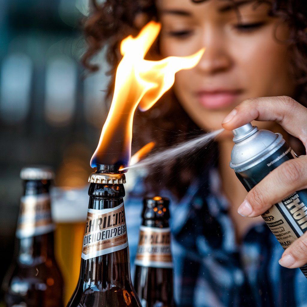 Testing out crazy viral hacks: fire beer, wine bottle trick & more!