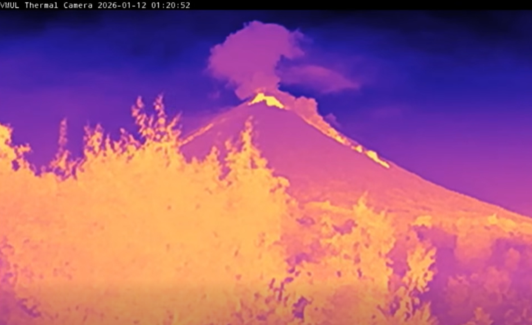 Look: Another 'uson' descends Mayon Volcano