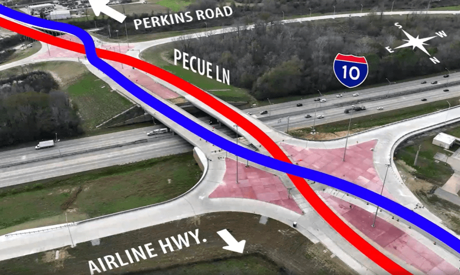 Drivers hopeful as new Pecue Lane interchange prepares to open