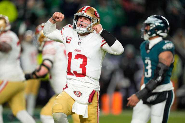 49ers rally after George Kittle injury to end Eagles’ quest of Super ...