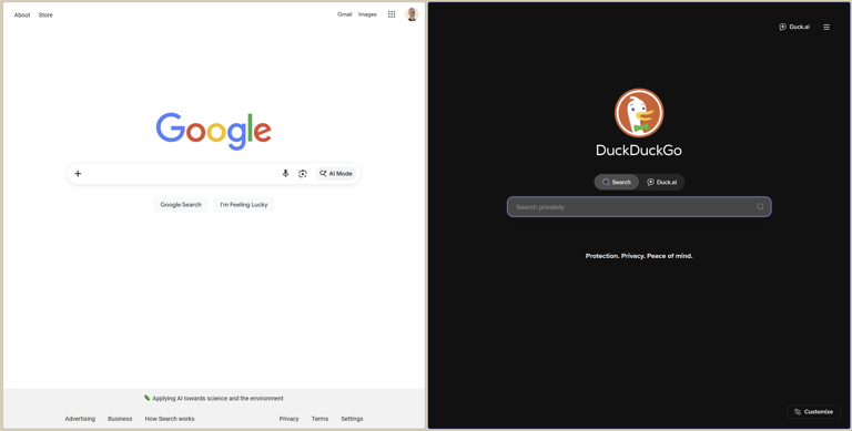 DuckDuckGo vs. Google: The search engine choice that says everything ...
