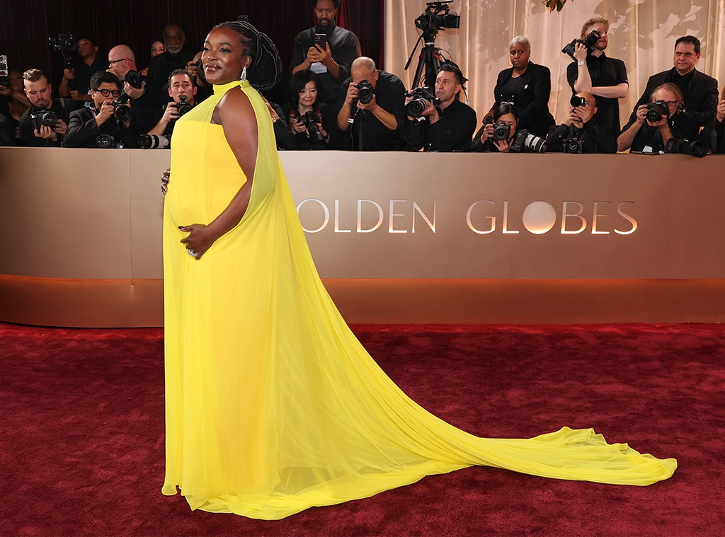 Sinners' Wunmi Mosaku debuts pregnancy at Golden Globes 2026