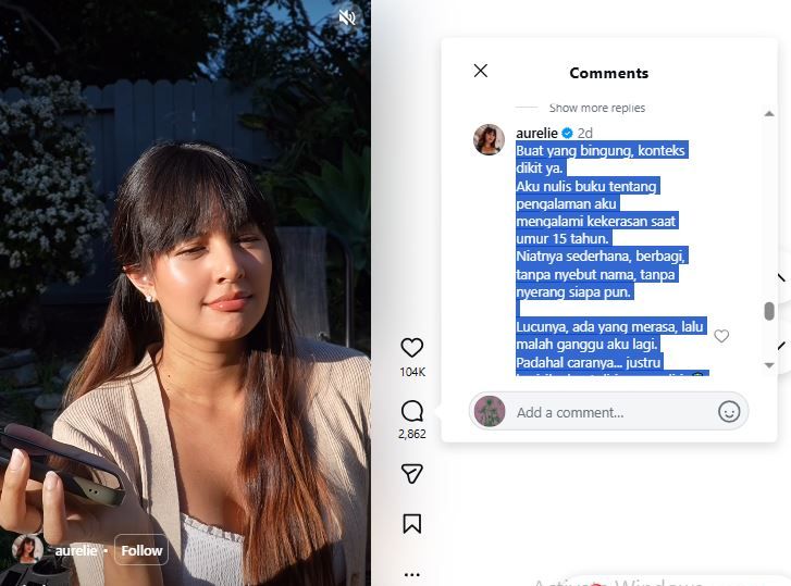 Aurelie Moeremans bongkar trauma masa lalu saat jadi korban child ...