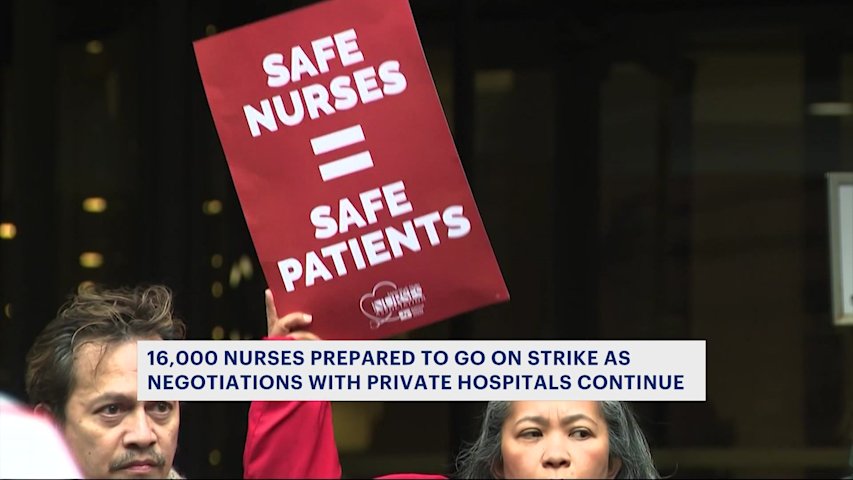 About 15,000 NYC nurses prepare to strike Monday morning as contract ...