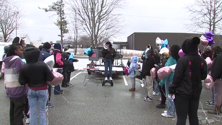 Balloons released to honor life of teen killed in Indianapolis