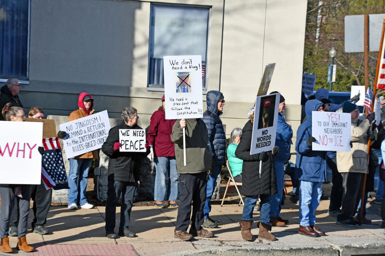 Lebanon protesters shout 'ICE out for good' on Annville streets