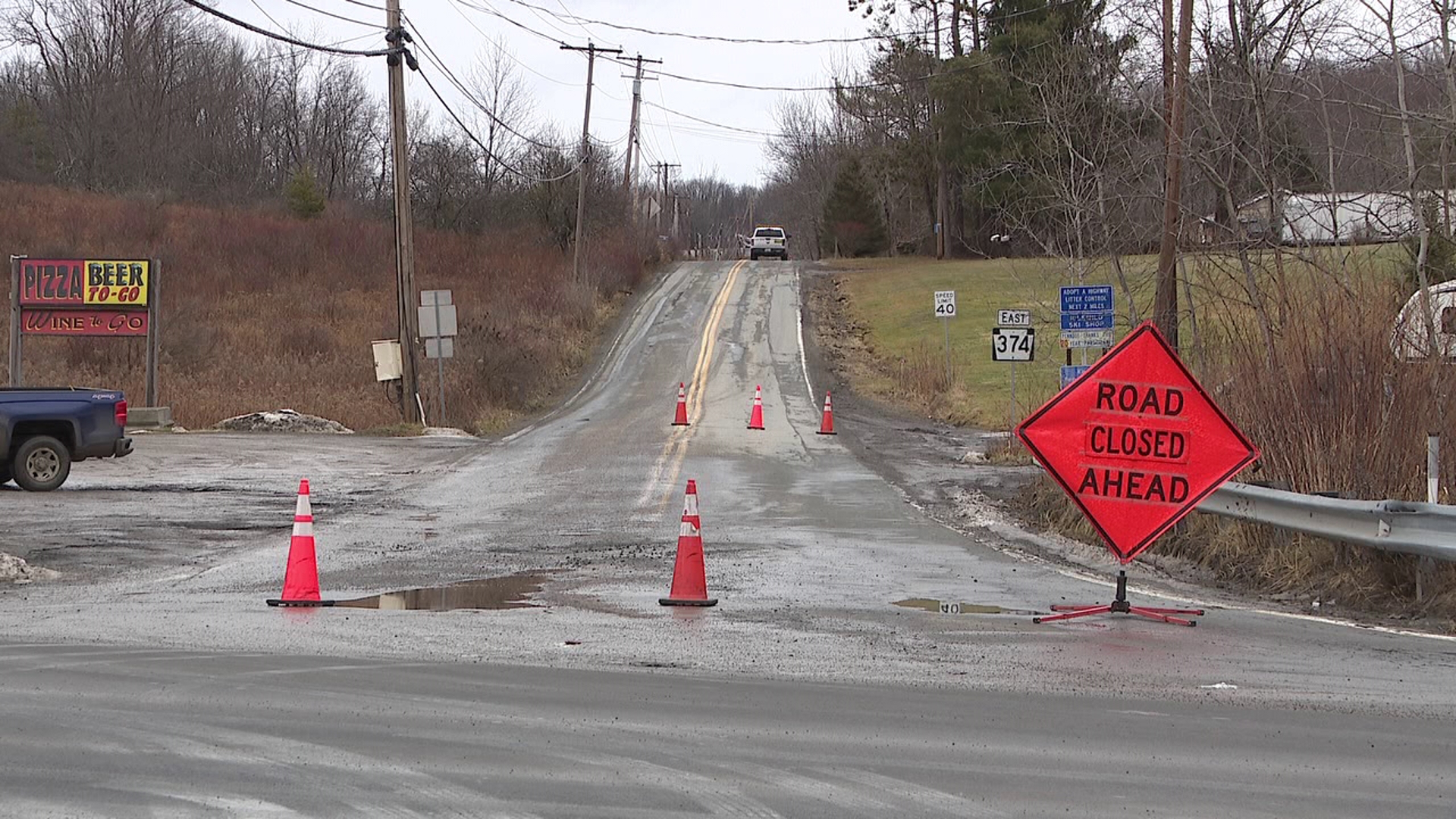 Early morning crash sends driver to the hospital in Susquehanna County