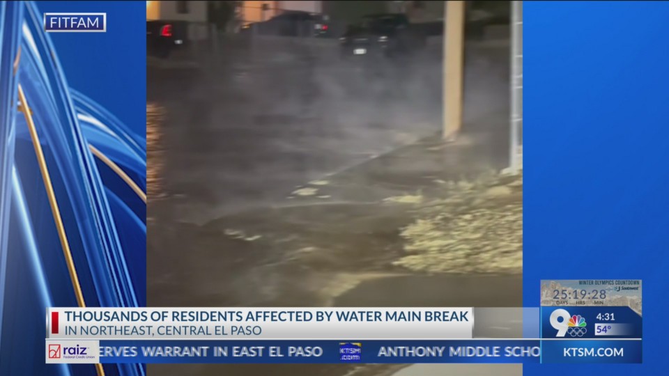 Thousands impacted by water main break in NE, Central