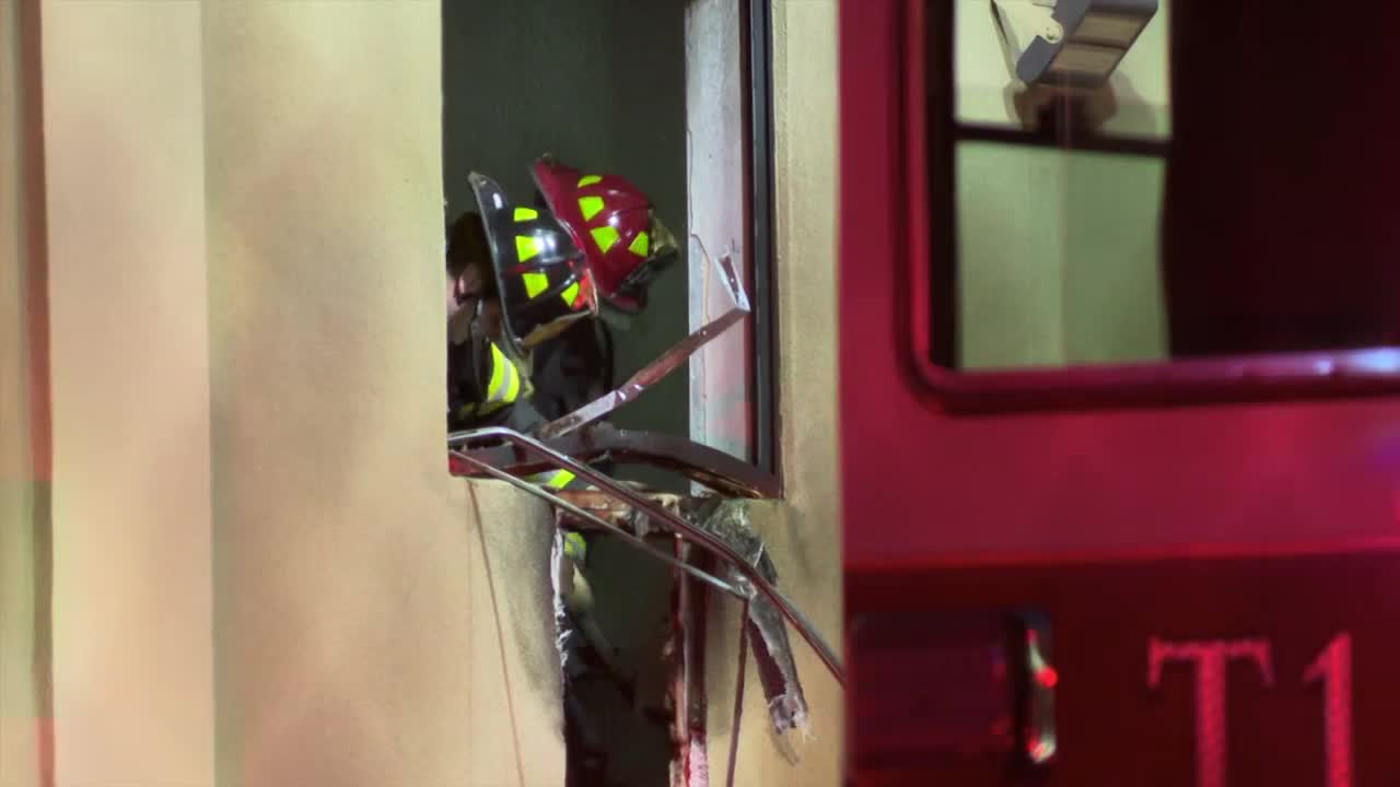 Scene video: 50 displaced after Petersburg hotel fire