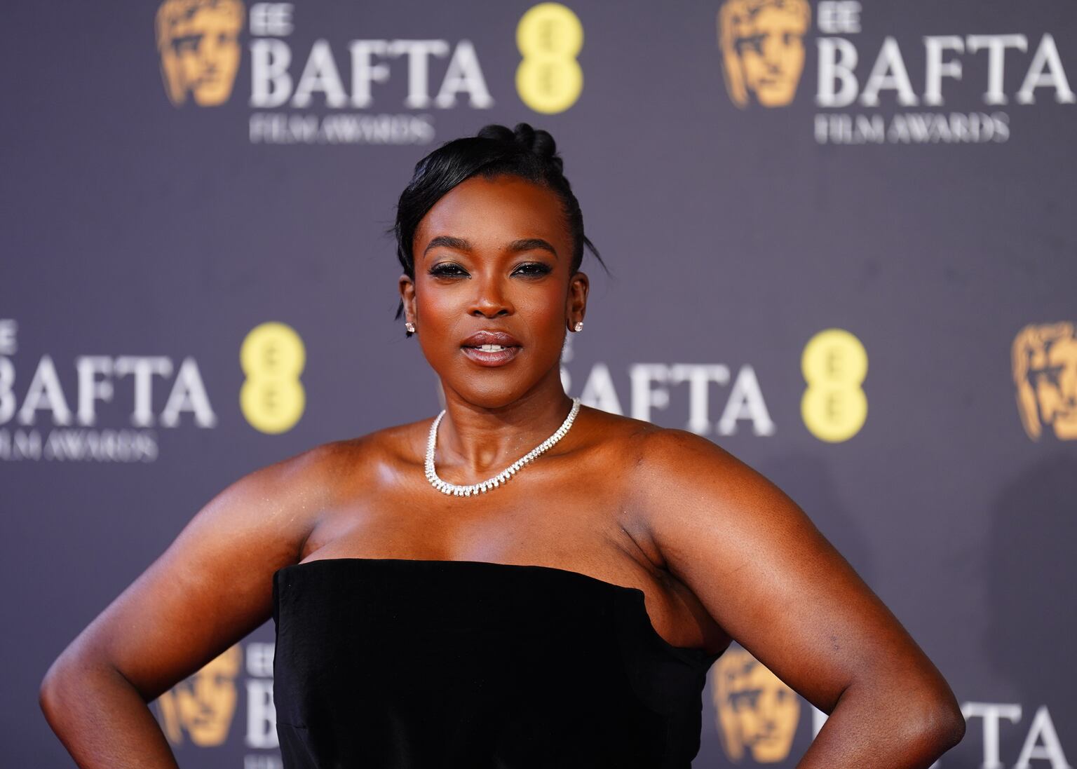 Wunmi Mosaku reveals pregnancy on Golden Globes red carpet