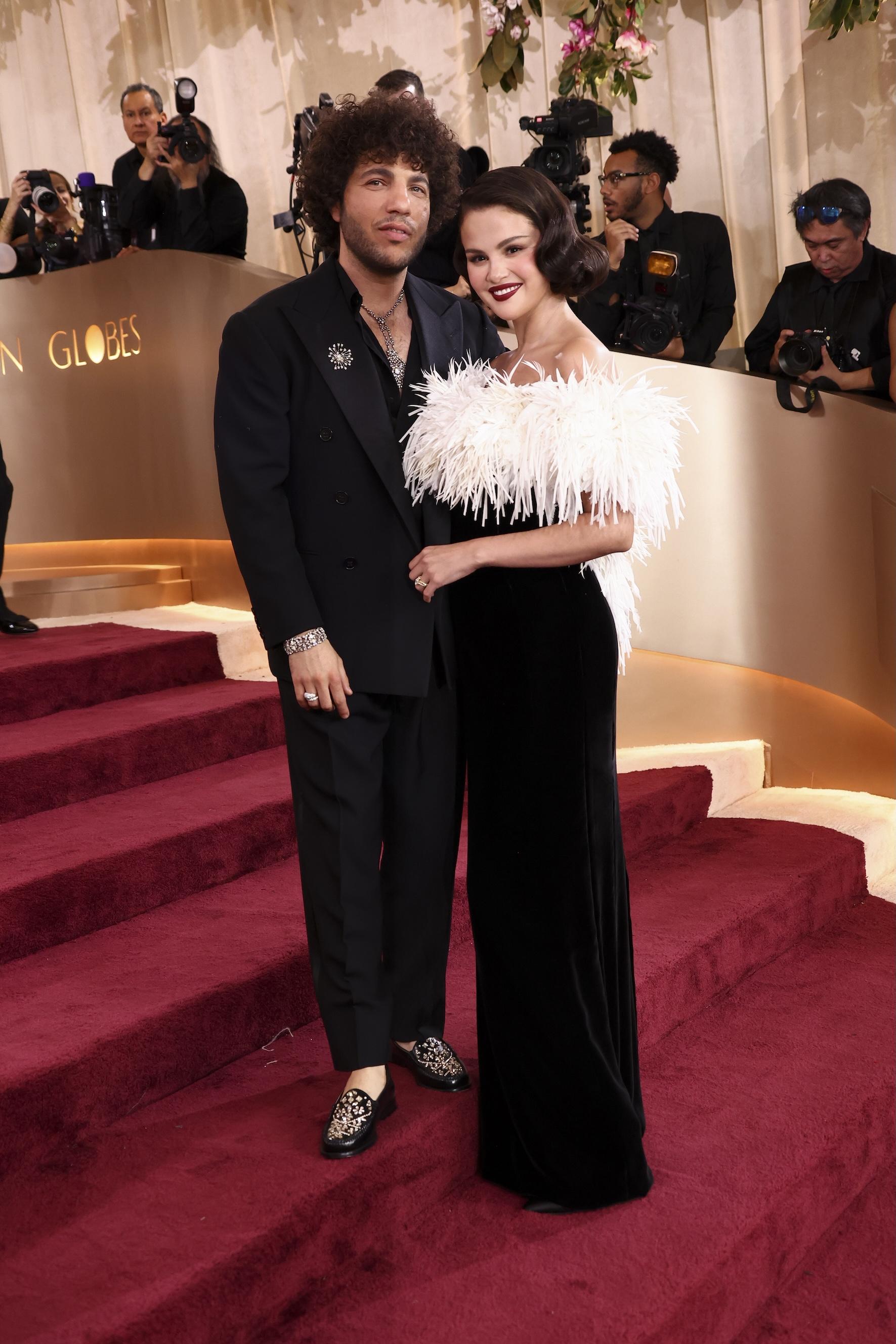 Golden Globes 2026: Selena Gomez and Benny Blanco ace old Hollywood glamour