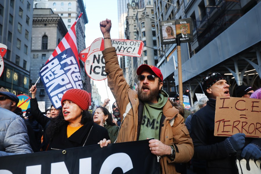 No wars, no kings, no ICE: Protesters take over NYC streets