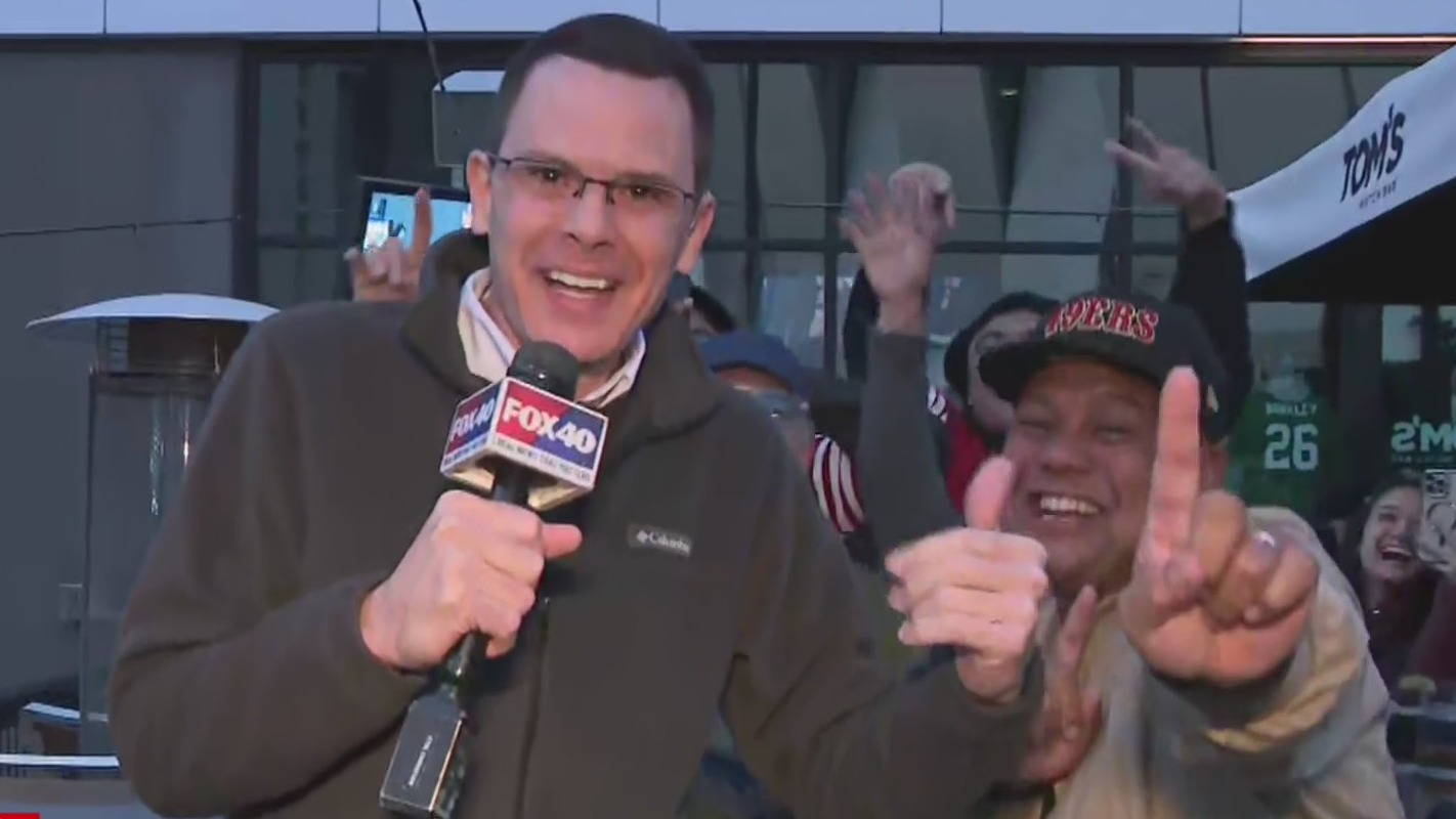 Fans at 49ers watch party celebrate big win