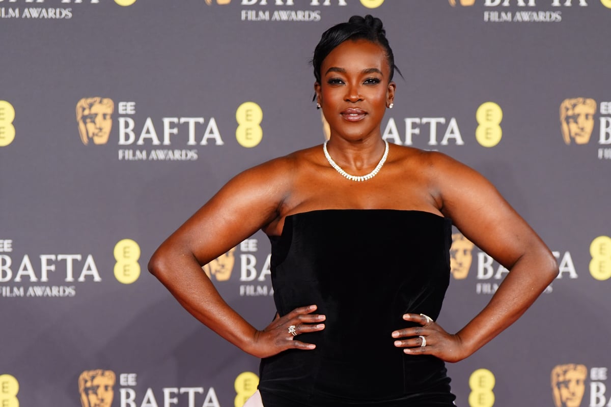 Wunmi Mosaku reveals pregnancy on Golden Globes red carpet