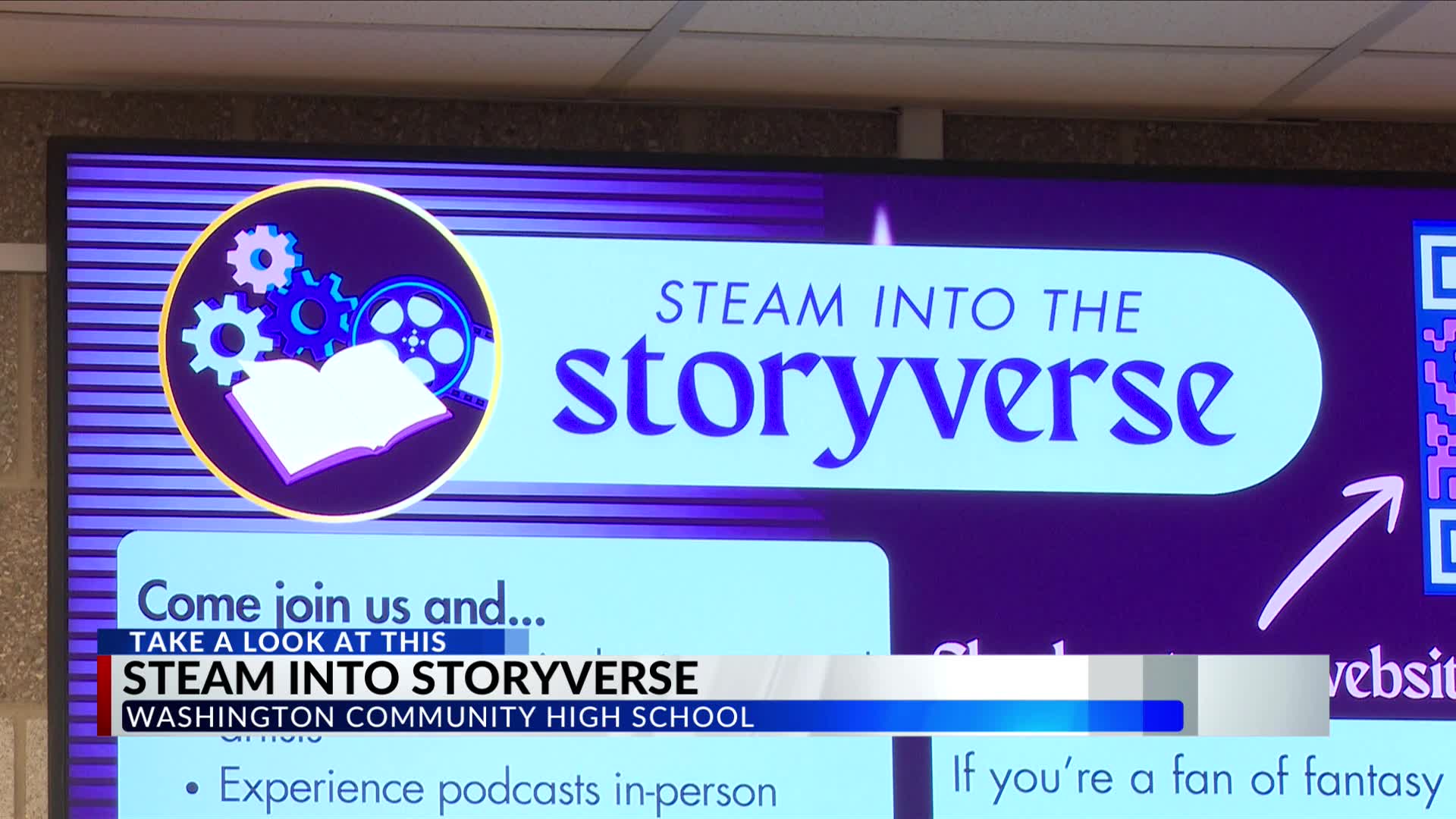 STEAM into Storyverse at Washington Community High School