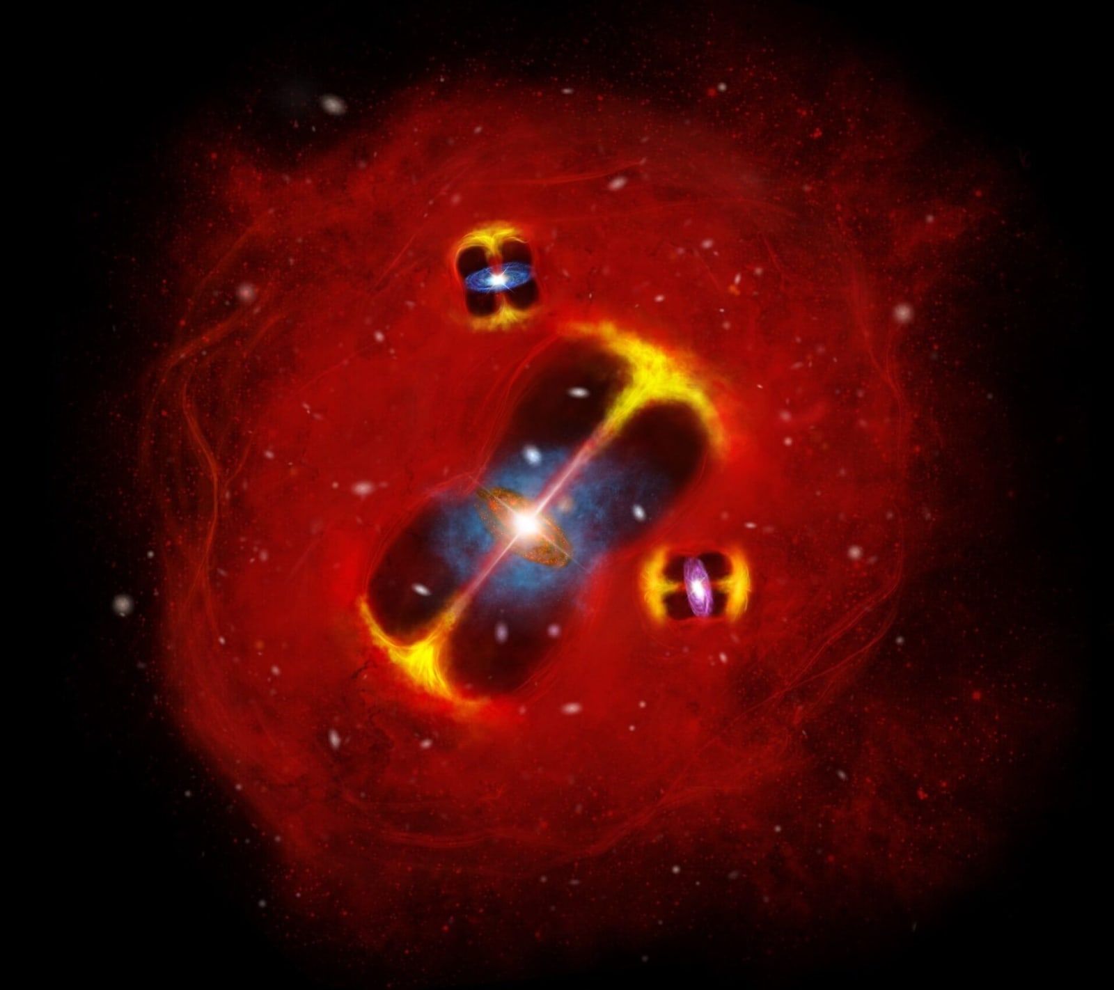 Astronomers spot a hot galaxy cluster that defies existing cosmic theory