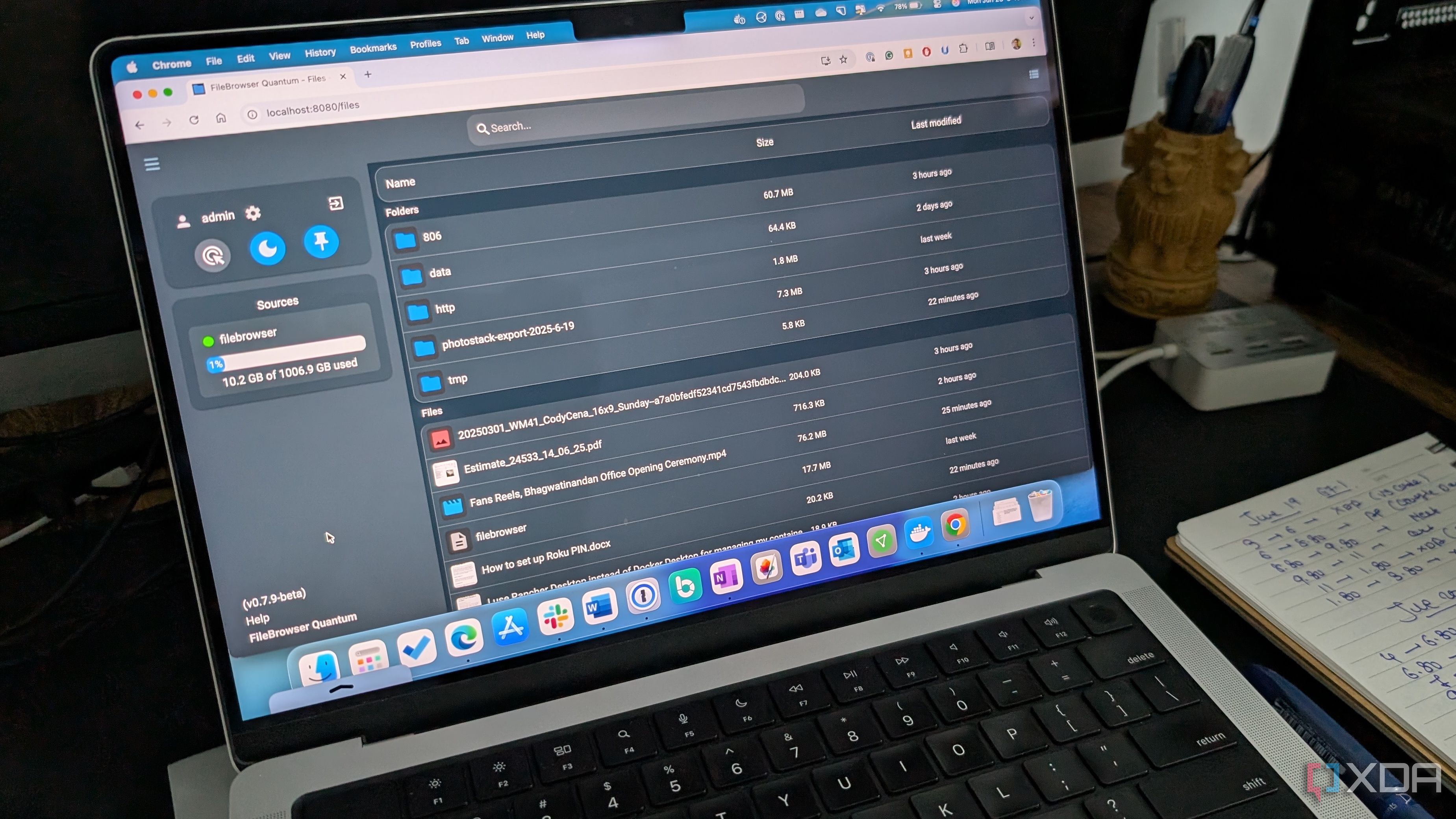 I use this unusual Docker container to manage files and directories on ...