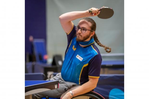 Wheelchair table tennis player chasing lifelong sporting dream