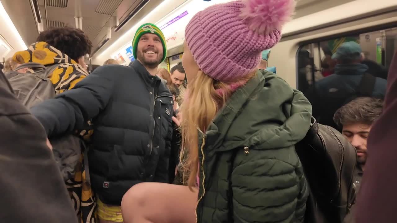People hit the London Underground without their trousers for the No ...