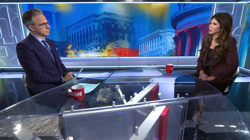 ‘That’s not what happened’: Tapper challenges Noem’s description of ICE ...