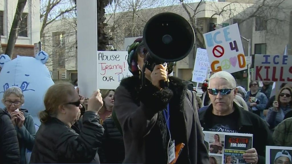 "ICE Out for Good" protest draws large crowd in Sacramento's Capitol Park