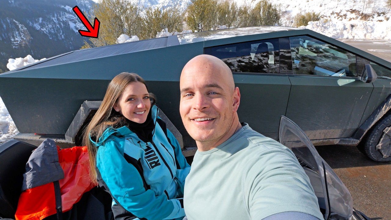 The weird Cybertruck bed is actually great for one thing