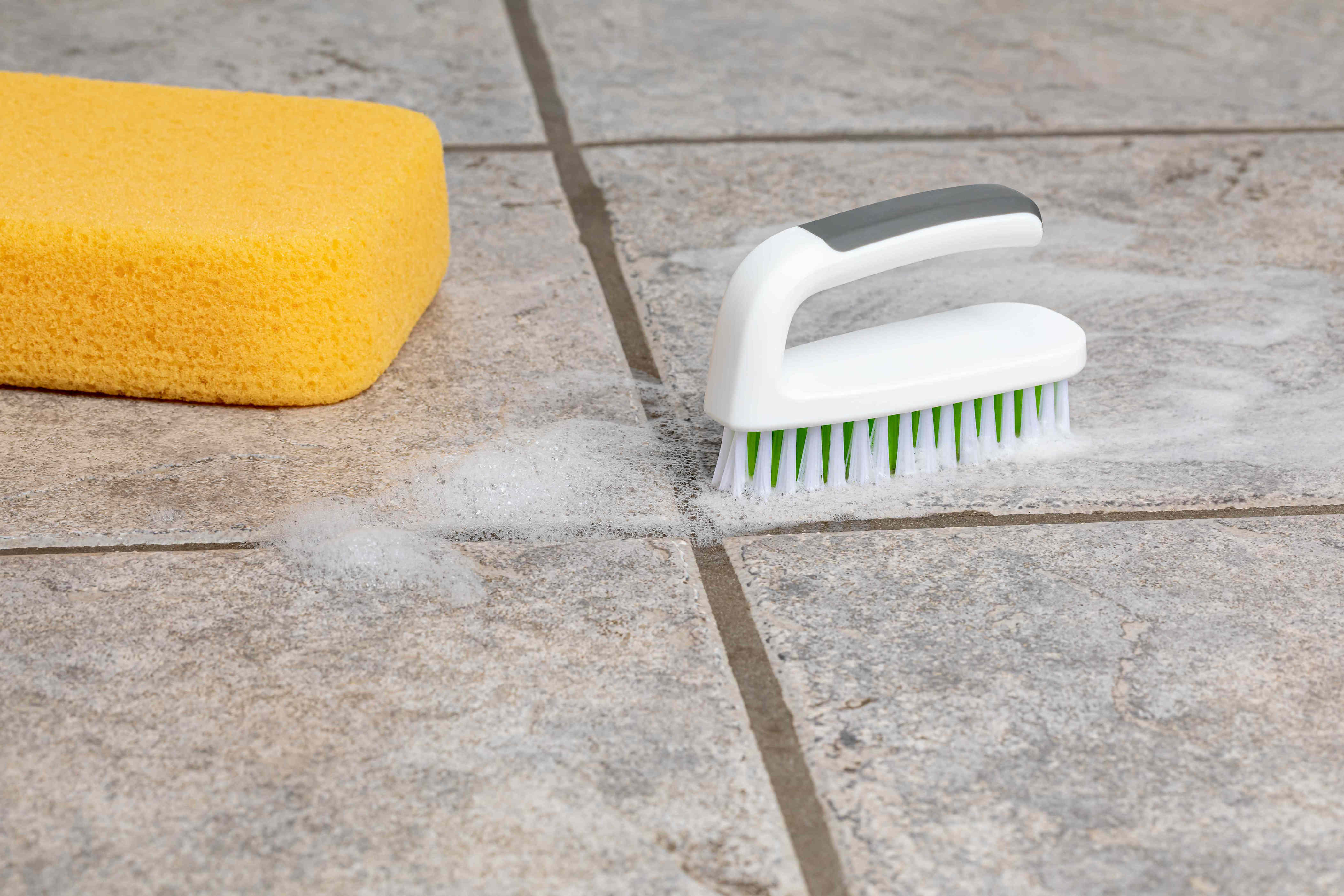 How to clean floor grout so it looks brand-new again