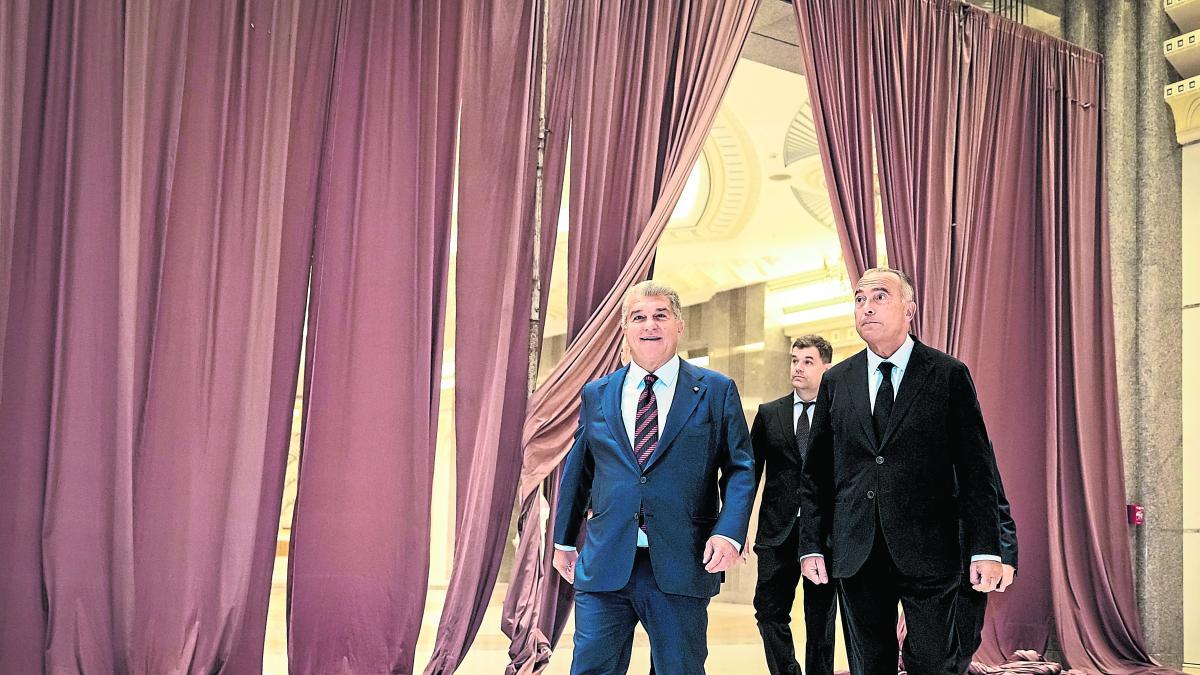 Rafa Yuste: "Ha habido un saludo cordial y respetuoso entre Laporta y ...