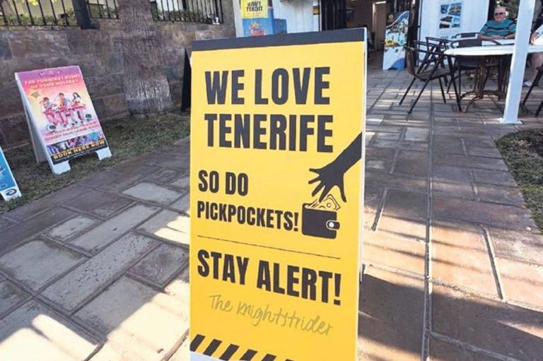 'Stay alert' warning signs issued in Tenerife