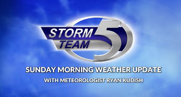 Breezy and cooler to end the weekend