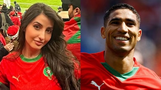 Is Nora Fatehi's mystery footballer boyfriend Moroccan player Achraf ...