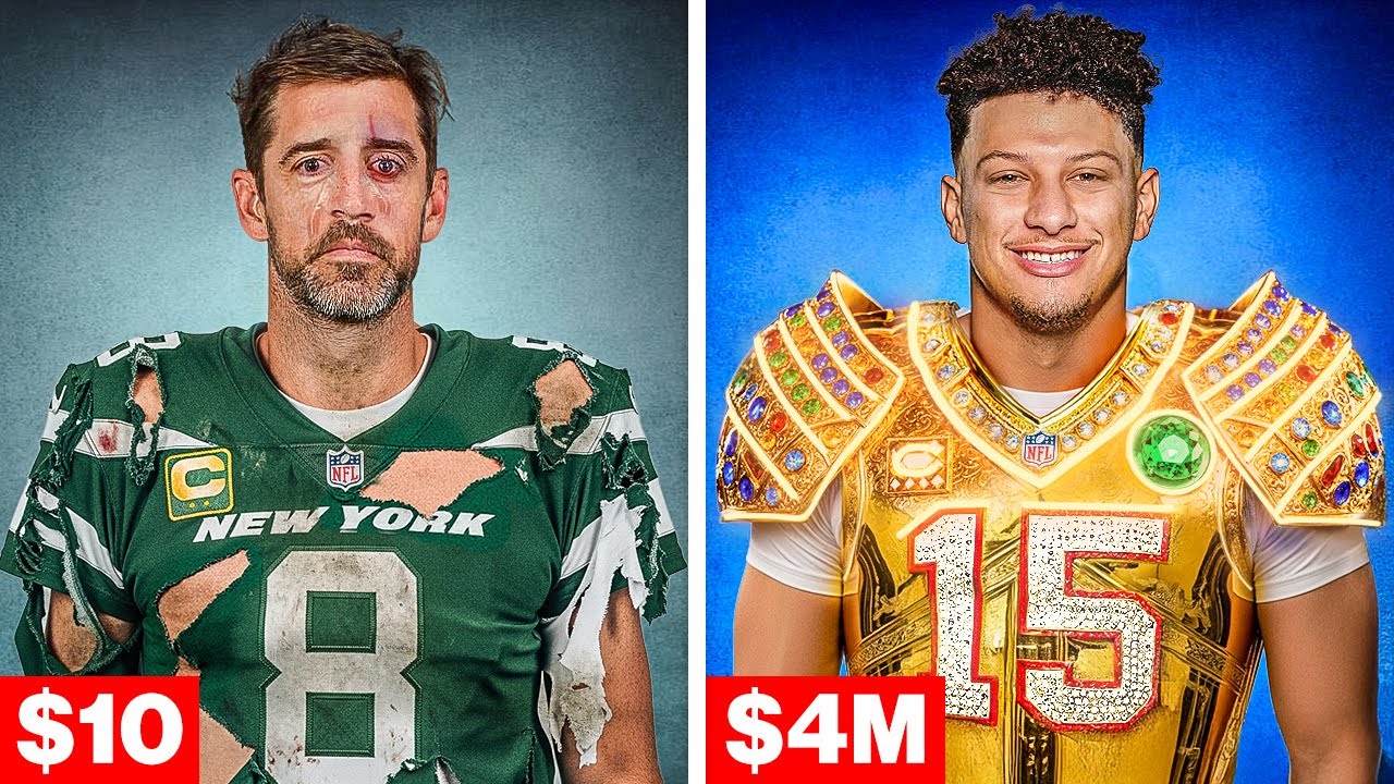 $10 vs $4,000,000 jerseys NFL players wore