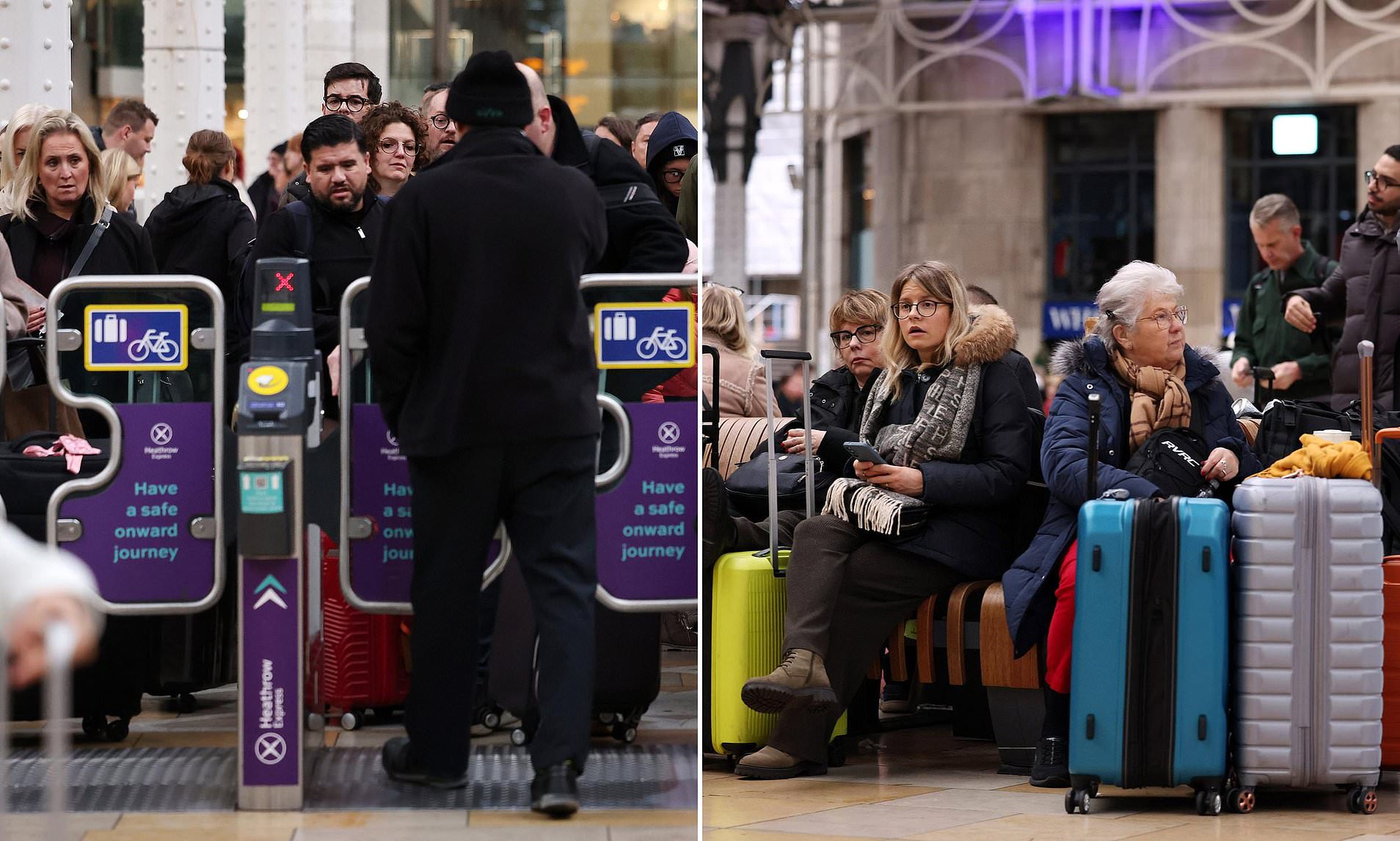 Trains halted to and from Heathrow Airport after fire