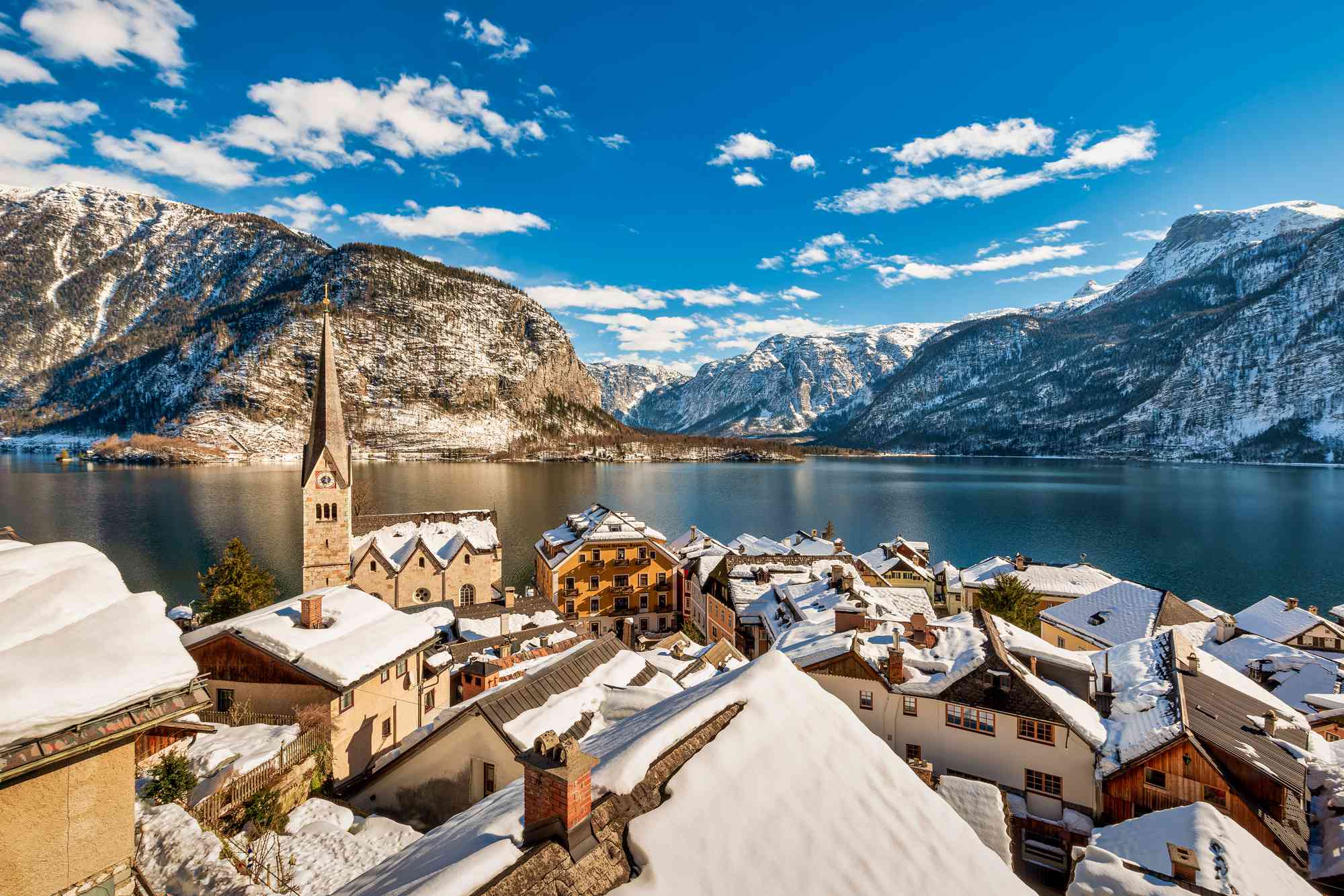 This postcard-perfect European village has cozy inns, dramatic mountain ...