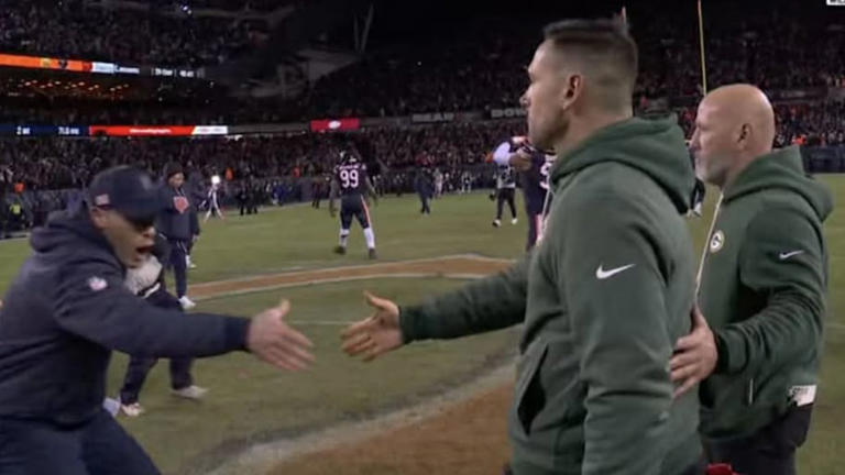 Ben Johnson’s saucy move during postgame handshake with Matt LaFleur ...