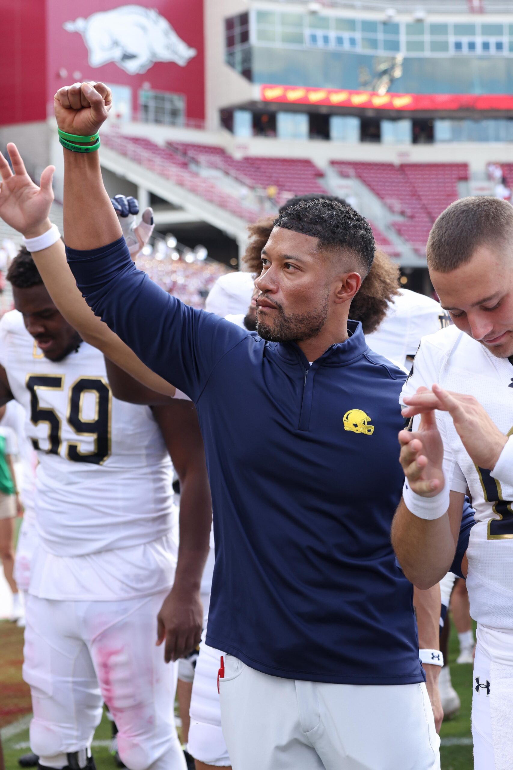 Notre Dame football coach Marcus Freeman accused of battery