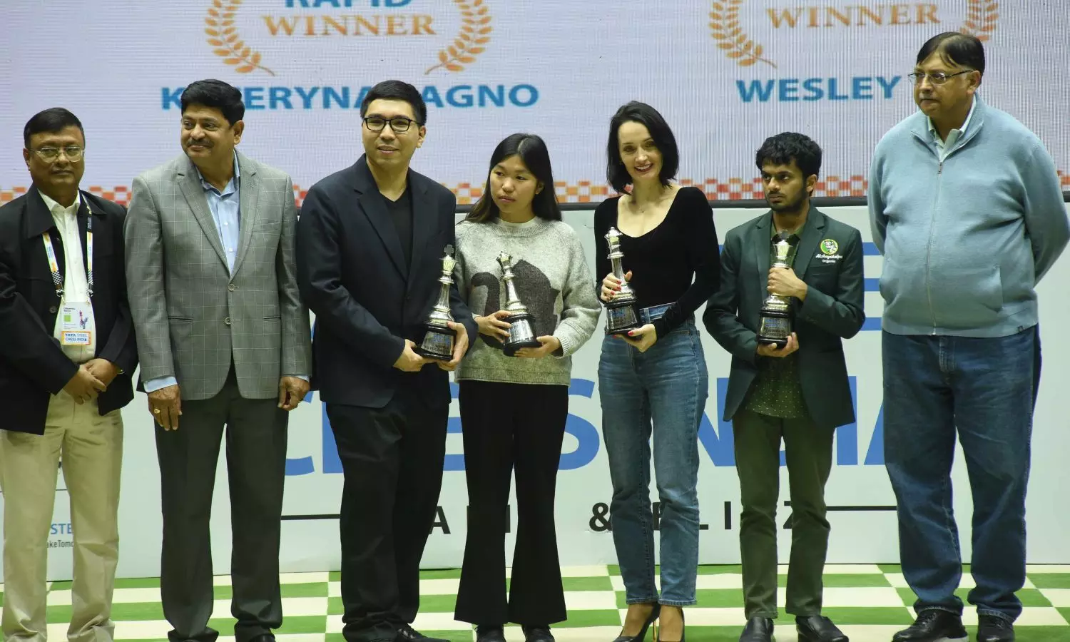 Wesley So and Carissa Yip clinch Tata Steel Chess India Blitz 2026 titles