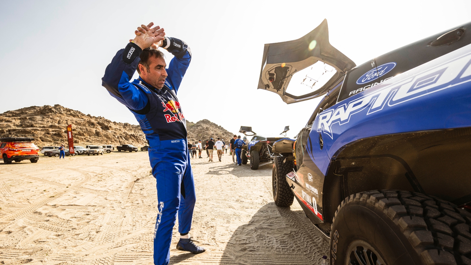 Dakar 2026 - La réaction de Nani Roma à l'arrivée de la 7e étape ...
