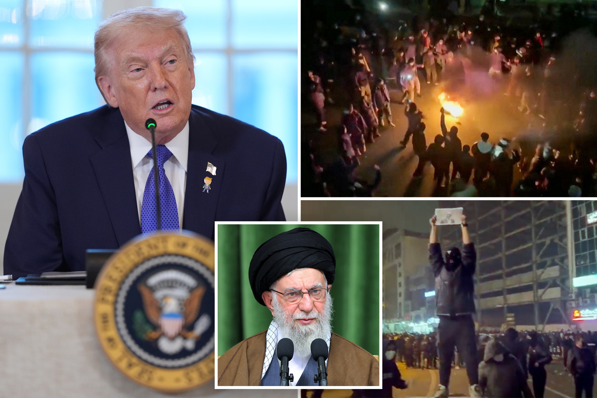 Iran protest death toll more than triples as Trump admin weighs ...