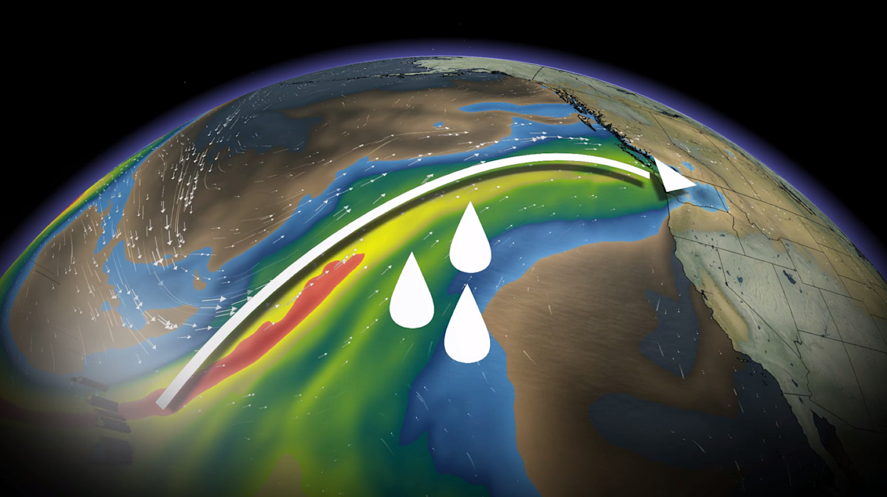 Up to 200 mm forecast as atmospheric river hits West Coast