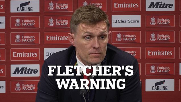 Fletcher warns Man United players after early FA Cup exit