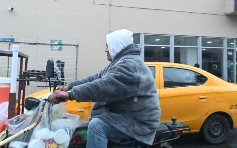 Reportan caída de aguanieve y granizo en distintas zonas de La Laguna