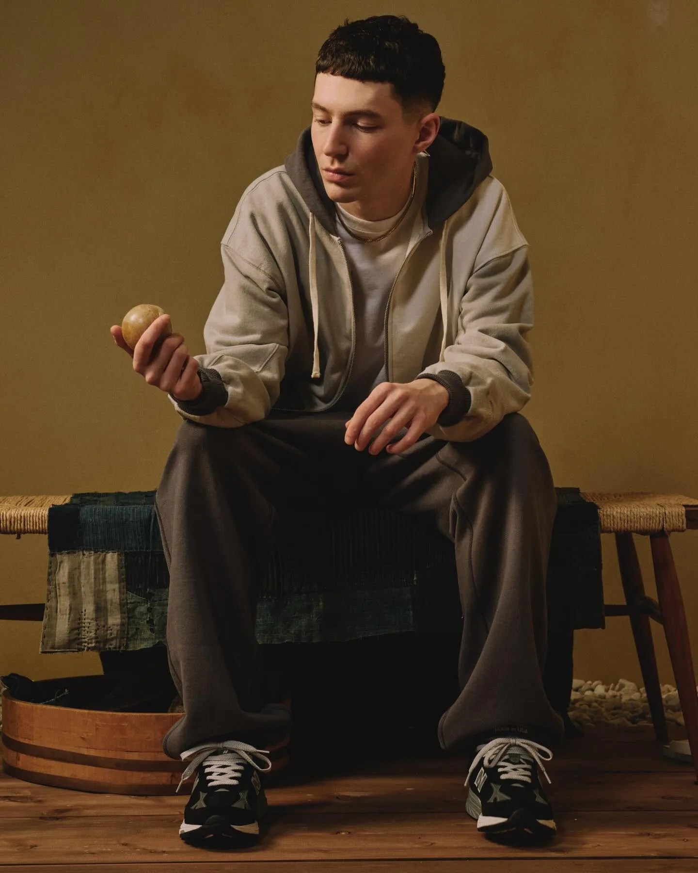 New Balance debuts made-in-USA apparel to match its classic dad sneakers