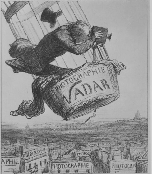 Felix Nadar, balloonist and first aerial photographer