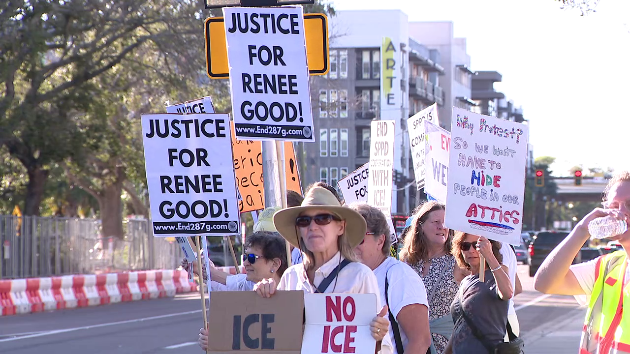 ICE protests draw hundreds across the Tampa Bay area